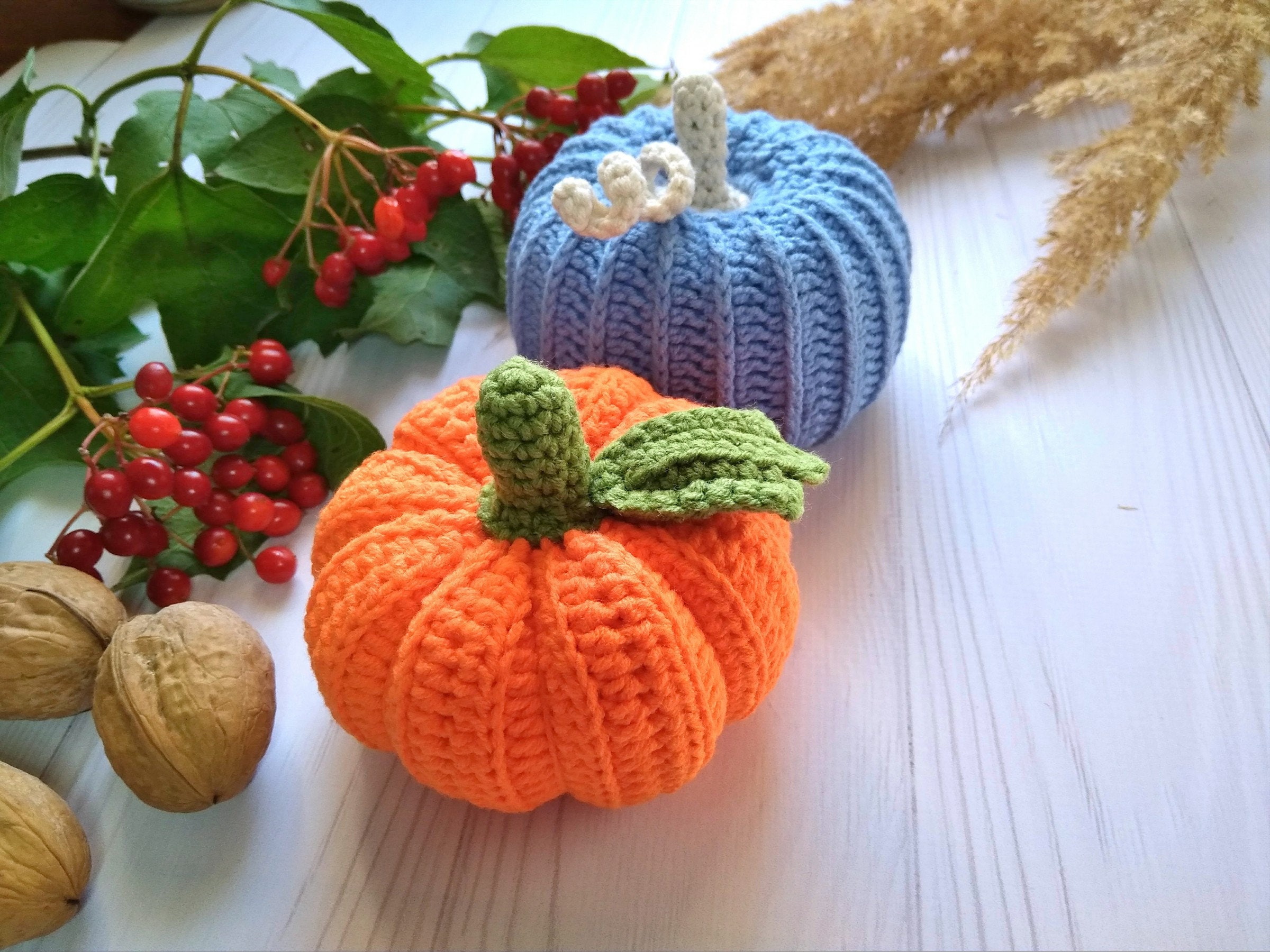 Halloween Crochet Pumpkin Pattern Pumpkin Decor Fall | Etsy