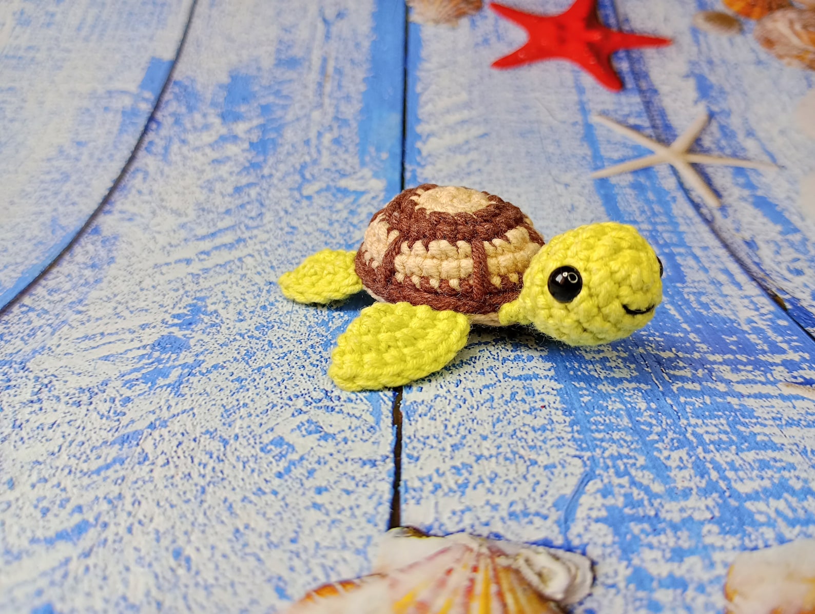Crochet Sea Turtle Pattern, Crochet Sea Animals, Amigurumi Turtle ...