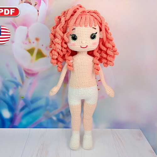 Crochet Doll Base Amigurumi Pattern Doll Body PDF Pattern - Etsy