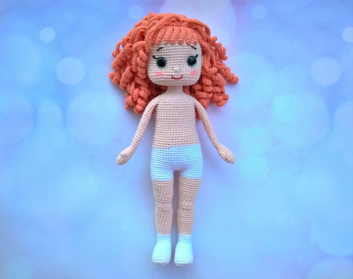 Base Doll Crochet Pattern Amigurumi Doll Pattern - Etsy