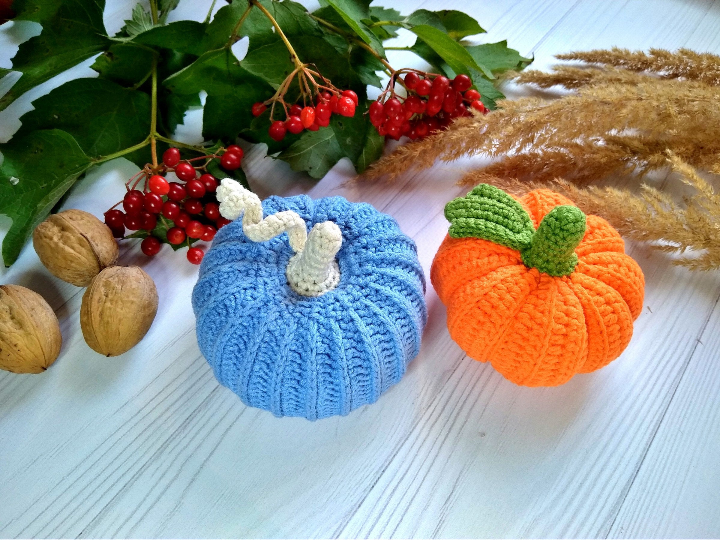 Halloween Crochet Pumpkin Pattern, Pumpkin Decor, Halloween Decoration ...