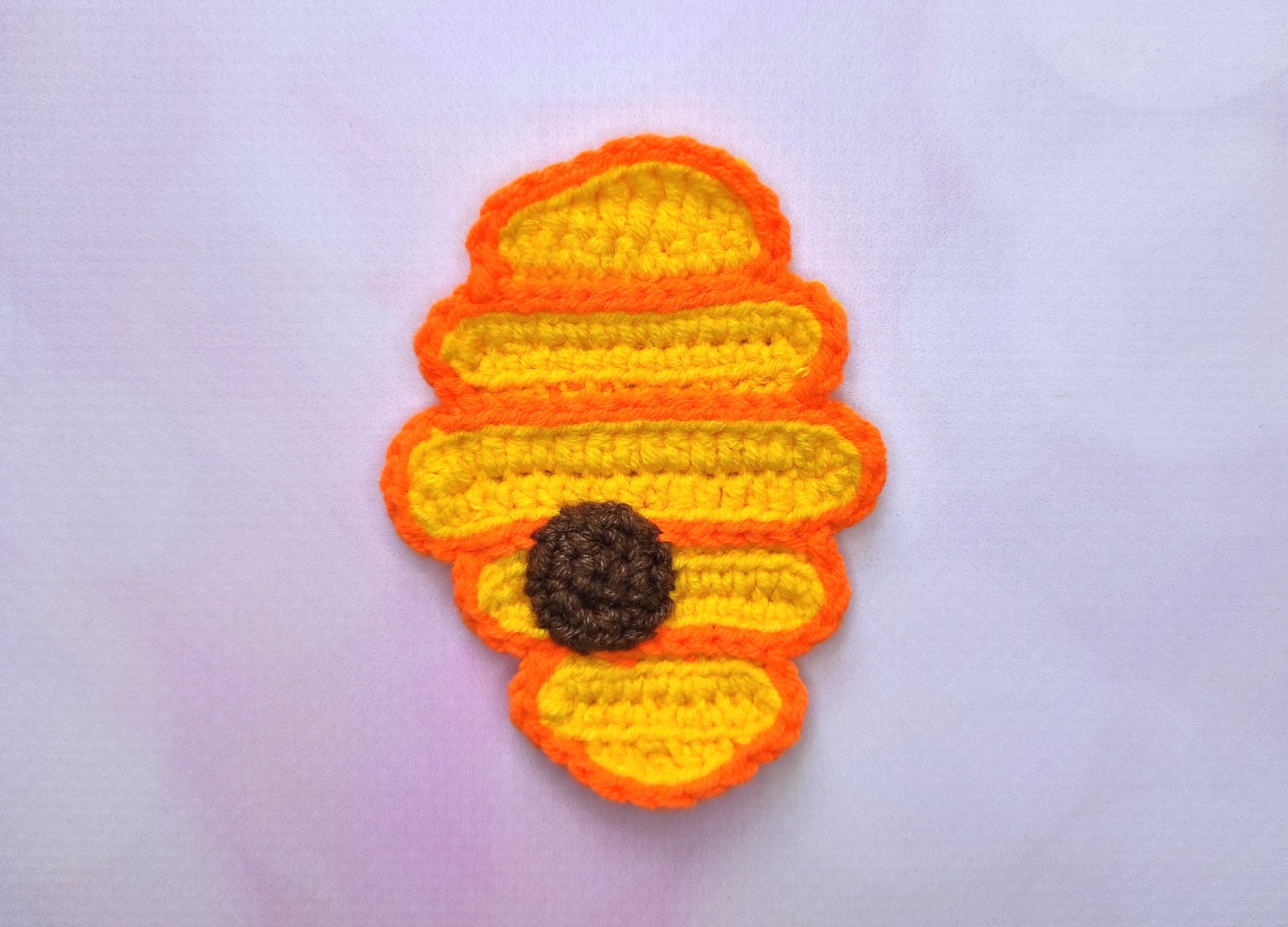 Beehive and Bee Crochet Pattern, Crochet Applique Pattern, PDF Pattern ...