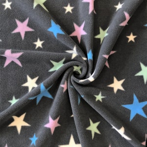 Polar Fleece Anti-pill Super Soft & Thick Fabric - Twinkle Stars SQ351 ...