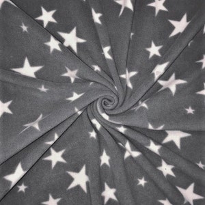 Polar Fleece Anti-pill Super Soft & Thick Fabric - Twinkle Stars SQ351 ...