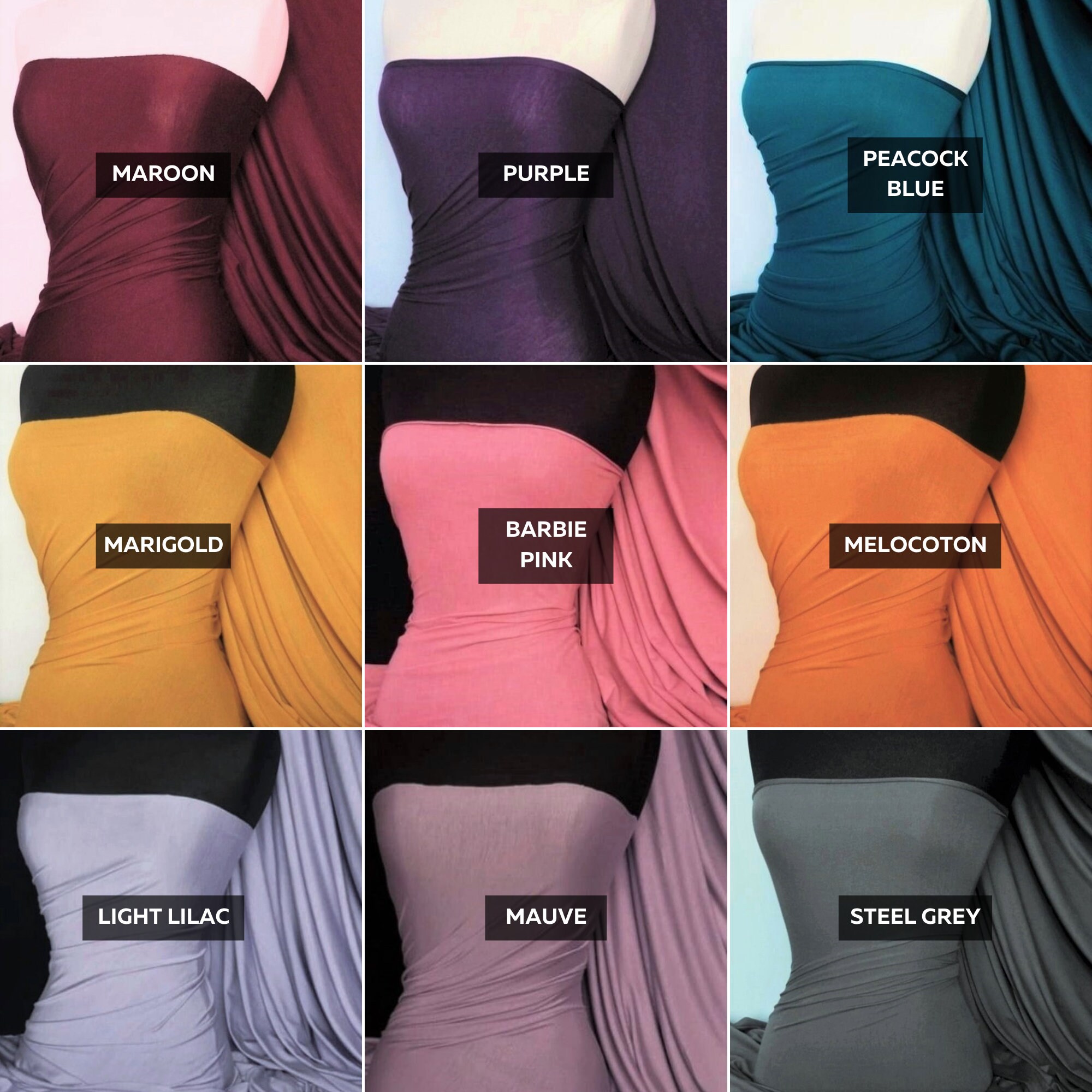 Viscose Cotton Stretch Elastane Jersey Dressmaking Fabric Q300 - Etsy