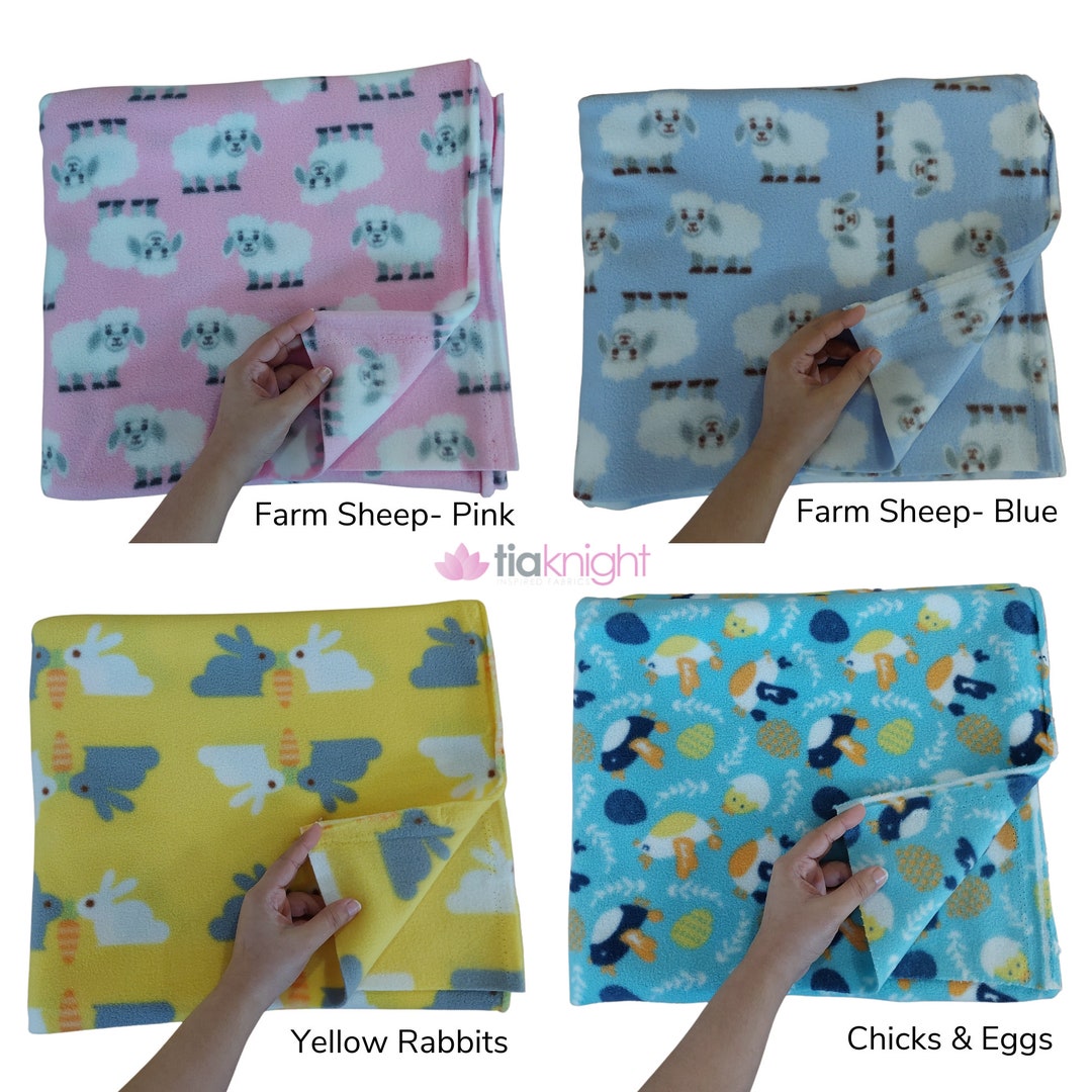 Printed Polar Fleece Anti-pill Super Soft Thick Fabric by Tia - Etsy