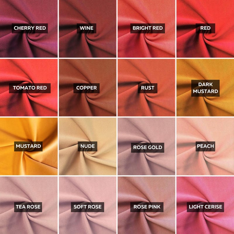 Crepe Material Fabric - Etsy UK