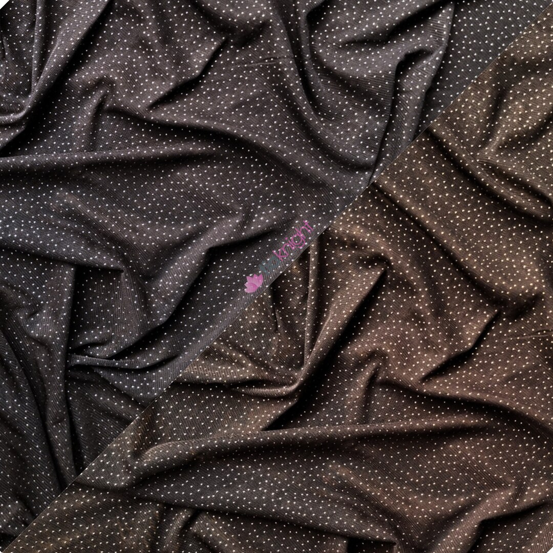 Power Mesh 4 Way Stretch Dressmaking Material- Black Sparkle SQ814 by ...