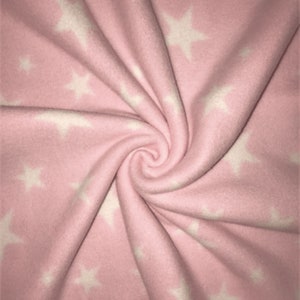 Polar Fleece Anti-pill Super Soft & Thick Fabric - Twinkle Stars SQ351 ...
