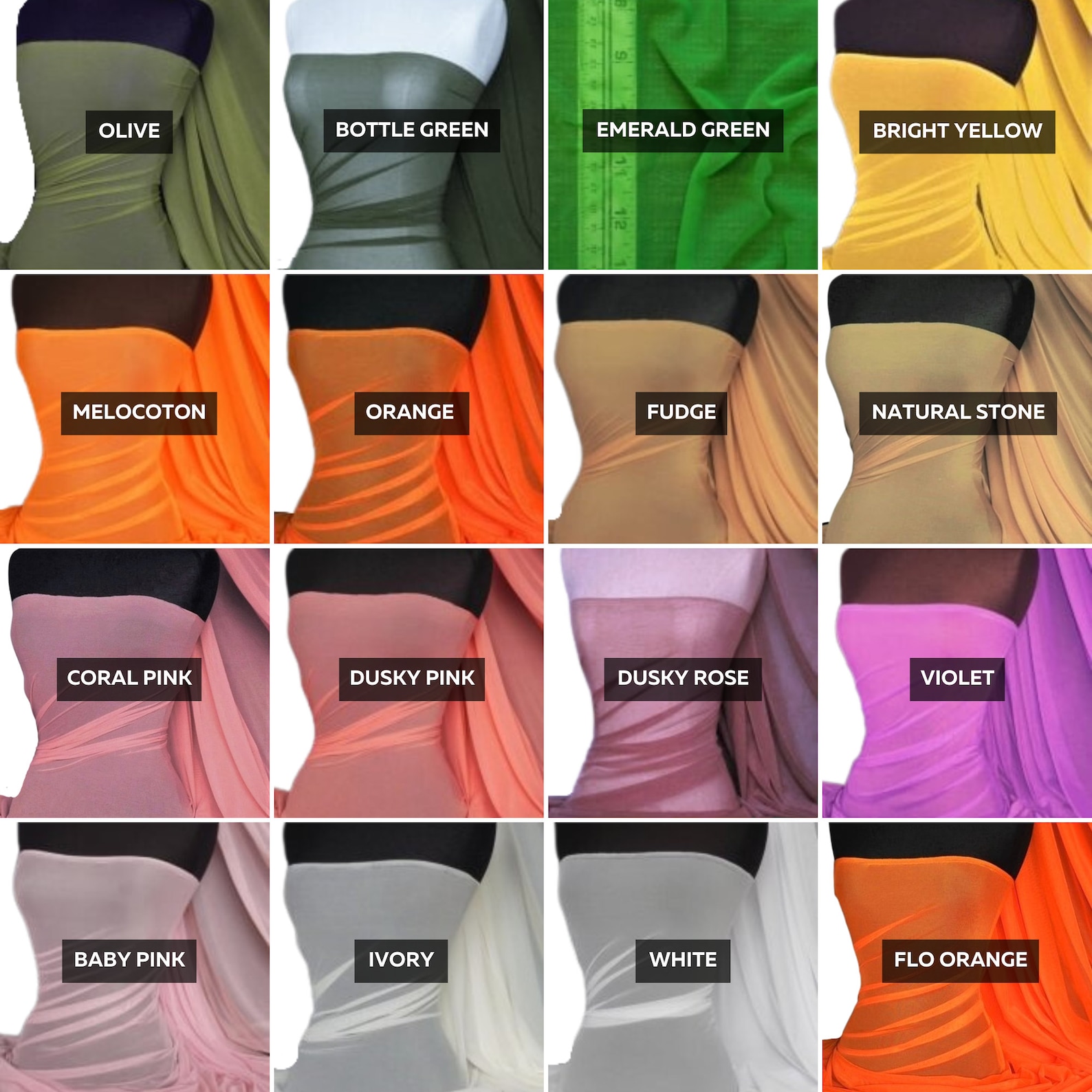 LT Power Mesh 4 Way Stretch Material - 109 LT by Tia Knight - Etsy