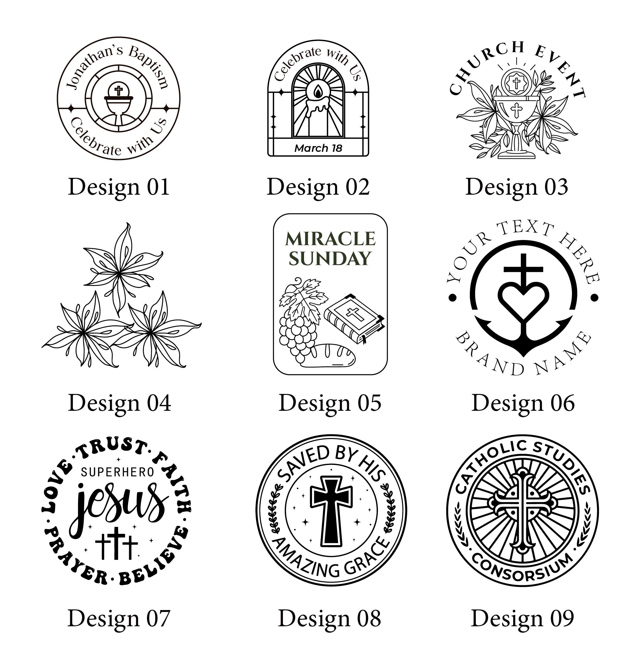 Catholic Faith Wax Stamp, Christian Cross Wax Seal, Baptism Wax Seal ...