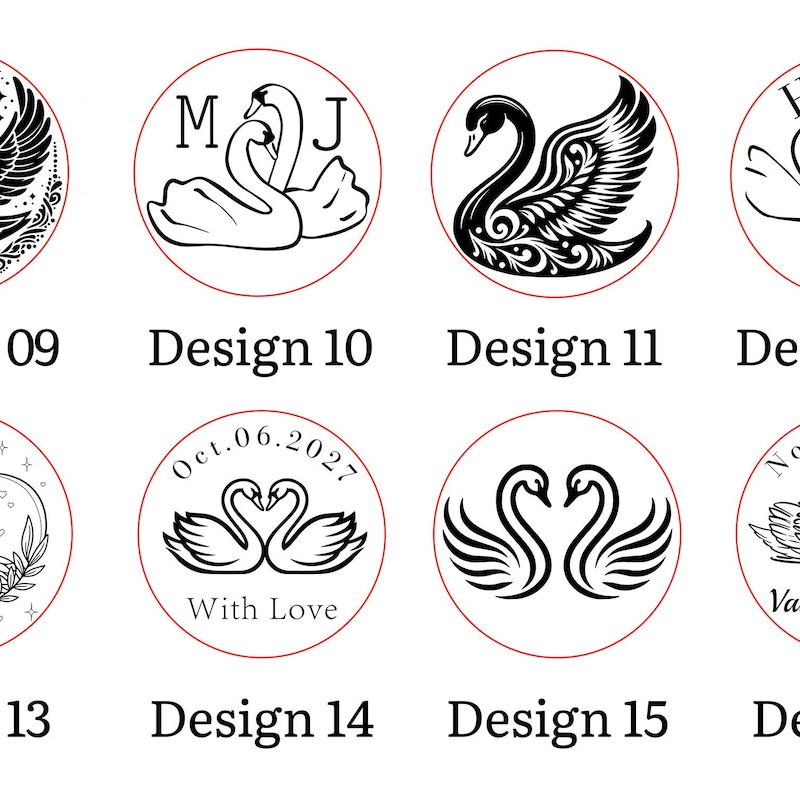 Wax Stamp Love Birds - Etsy