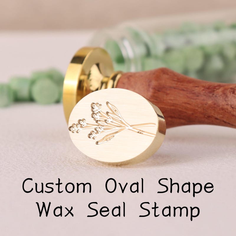 Wax Stamp Letter Floral - Etsy