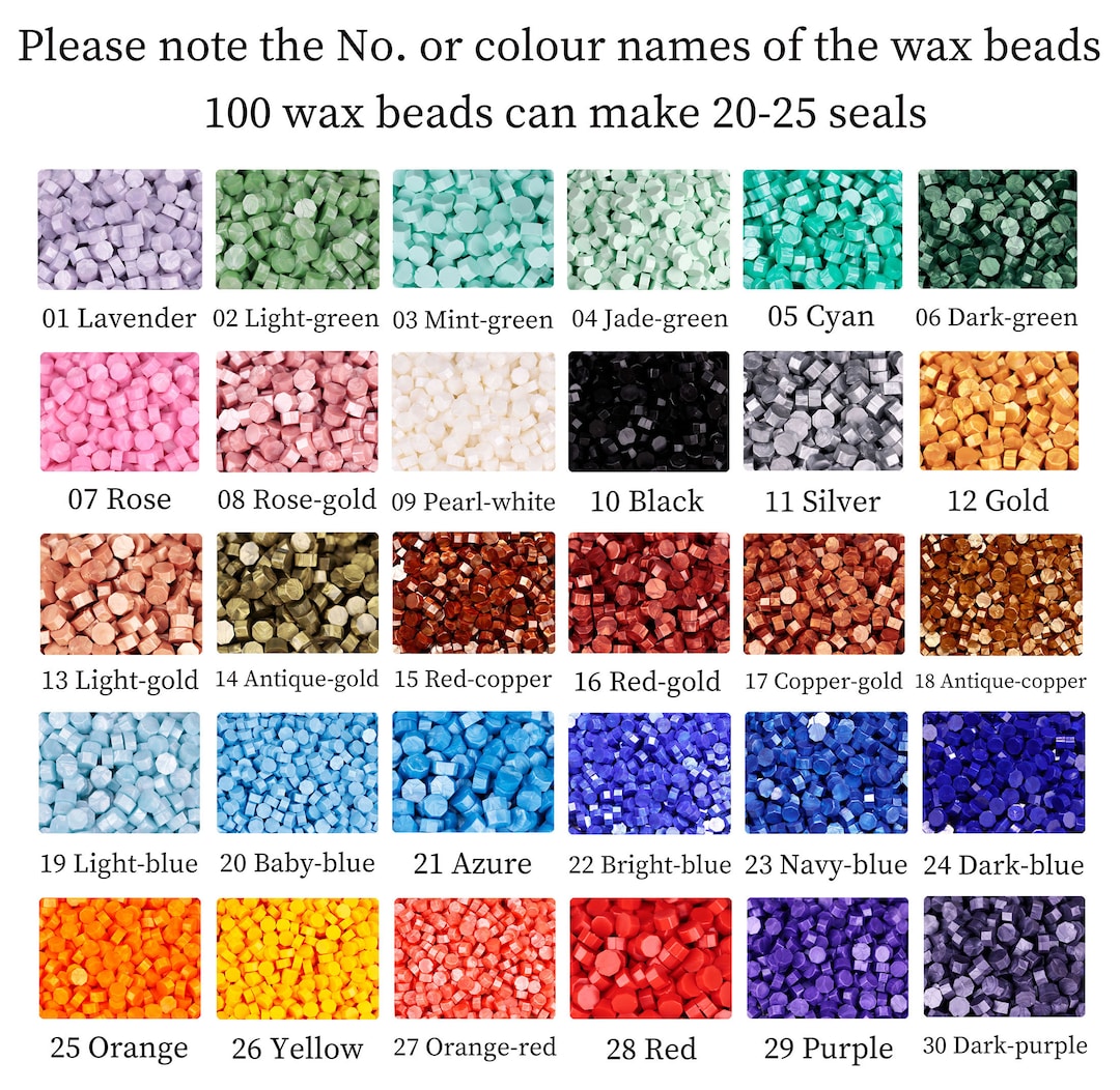 Wax Beads for Wedding Invitation/thank You Cards, Wax Sealing Beads for ...