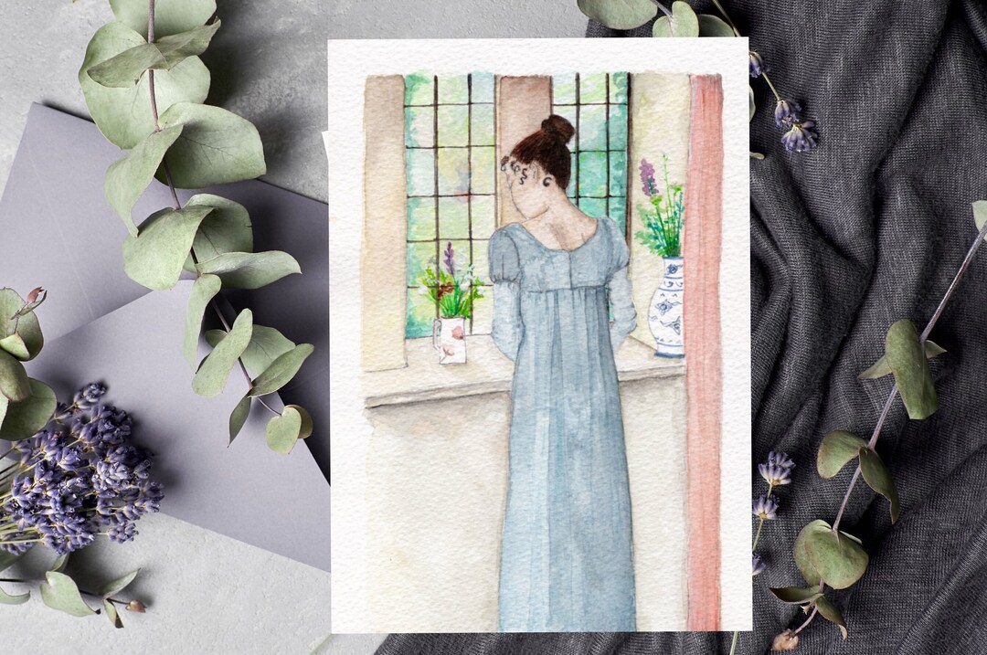 Persuasion, Anne Elliot Art Print, 'patience' Jane Austen Artwork - Etsy
