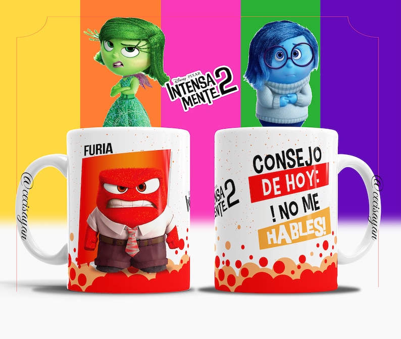 12 DISEÑOS DE INTESAMENTE/ Intensamente 02 diseño en Png/ Intensamente ...