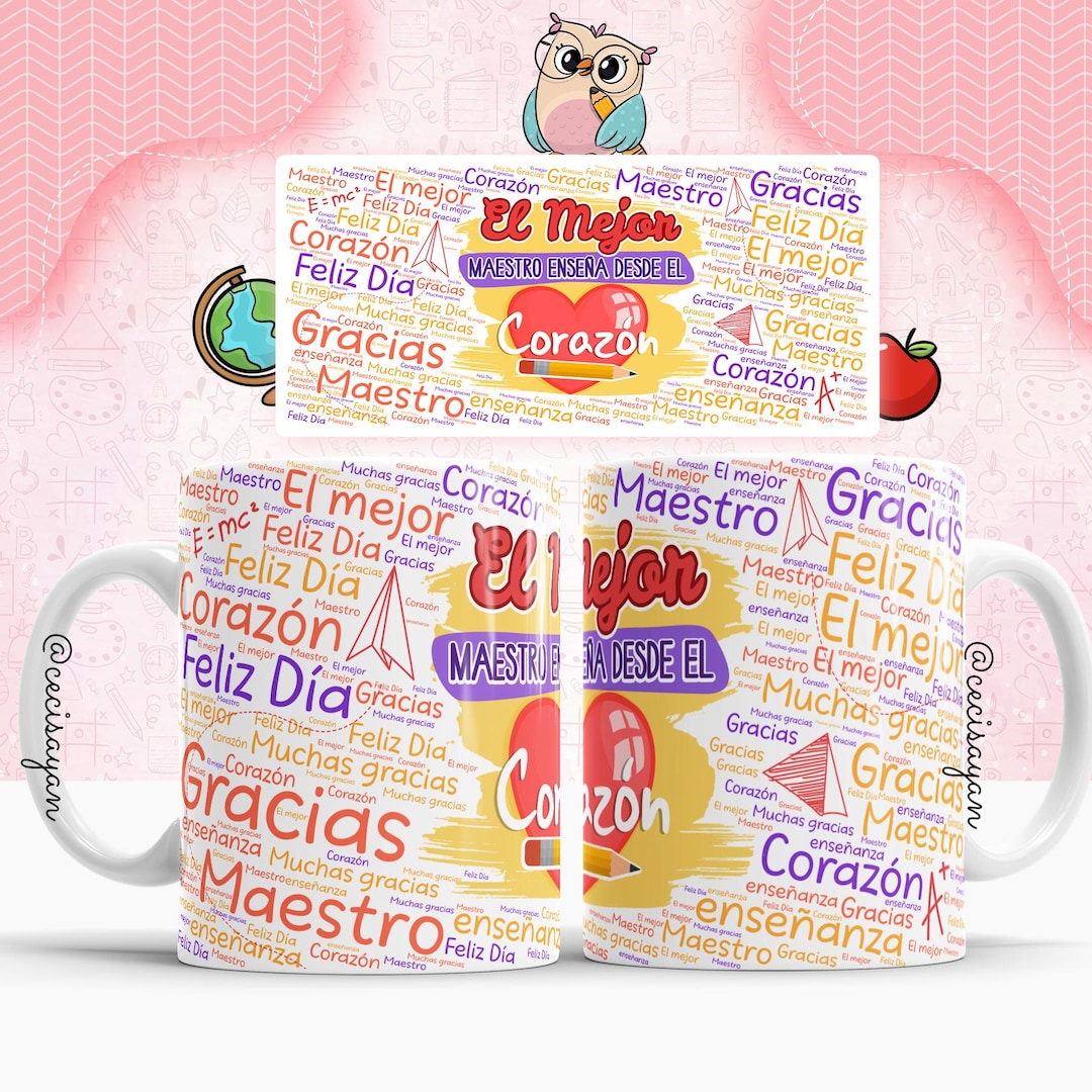 20 Mug Designs/ Psd-png / Teacher's Day / Happy Teacher's Day 20 ...