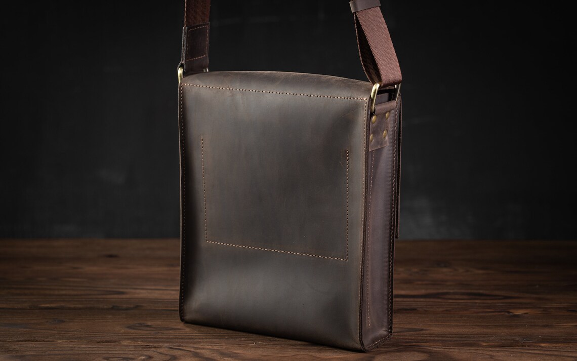 Men's Bag Vintage Leather, Shoulder Bag for Men, Leather Crossbody Bag ...