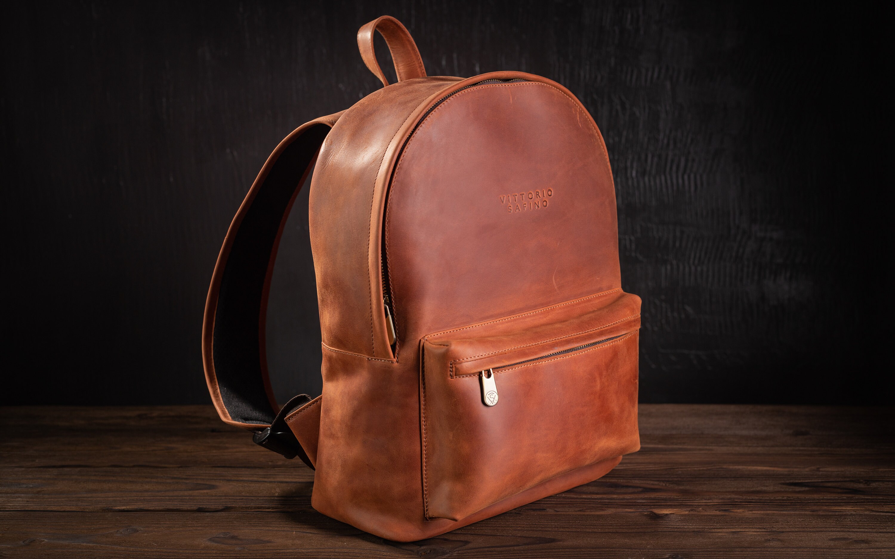 Leather Backpack, Brown Leather Backpack, Backpack for Man, City ...