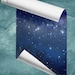 Dark Blue Cosmic Wallpaper, Space & Stars Wall Mural • Peel and Stick ...