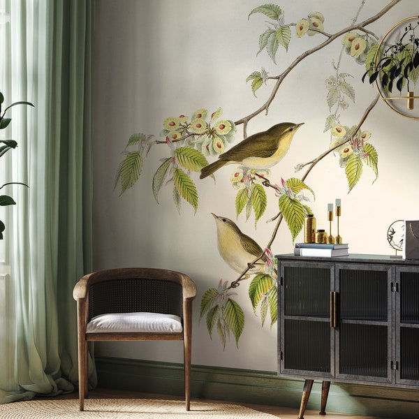Bird Wall Mural - Etsy