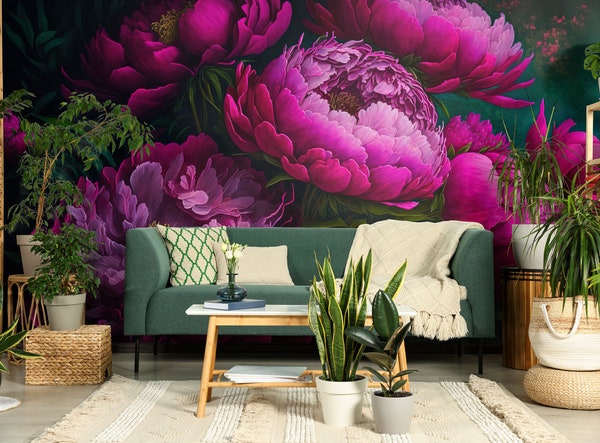 Pop Art Wall Mural, Art Deco, Peel and Stick Wallpaper - Etsy