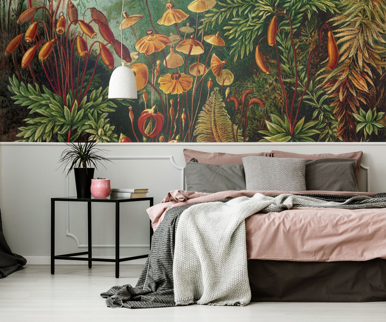 Haeckel Muscinae Wallpaper, Tropical Jungle and Colorful Exotic Plants ...