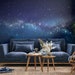 Dark Blue Cosmic Wallpaper, Space & Stars Wall Mural • Peel and Stick ...