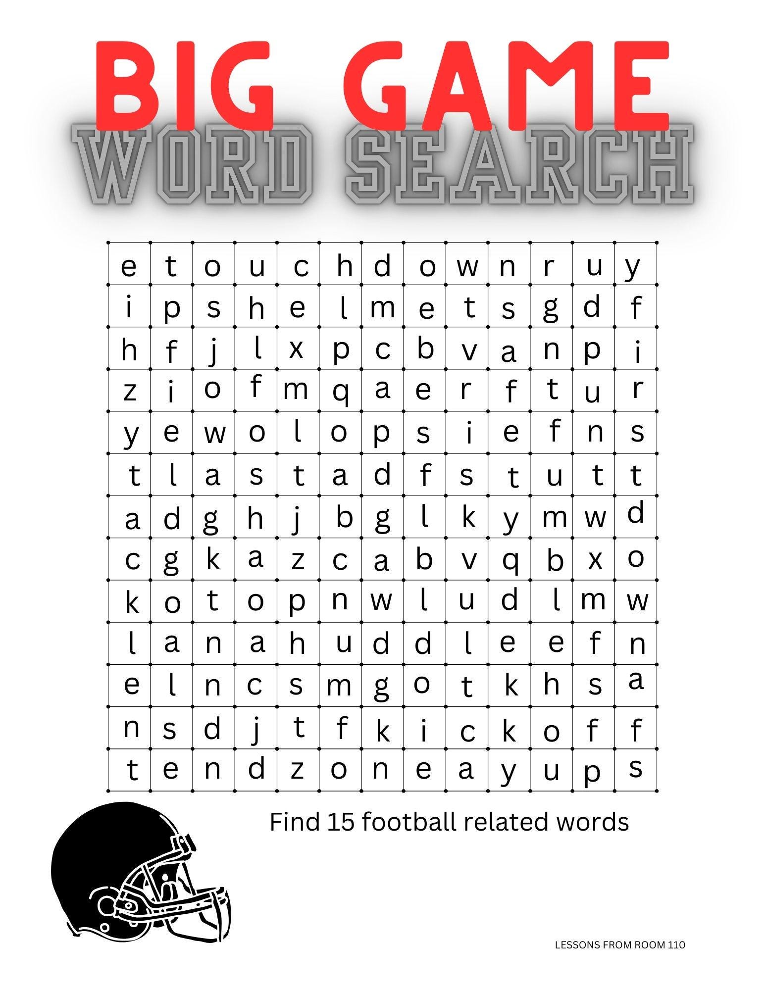 Big Game American Football Predictions and Other Fun Games - Etsy