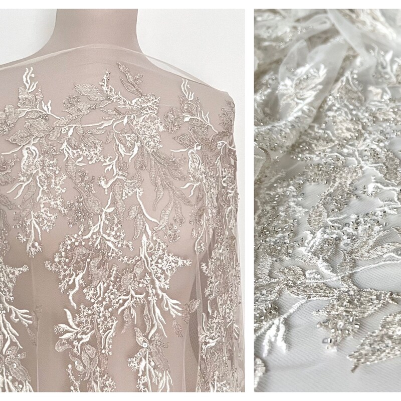 Flower Lace Fabric - Etsy