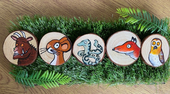 The Gruffalo Inspired Story Slices Story Stones | Etsy