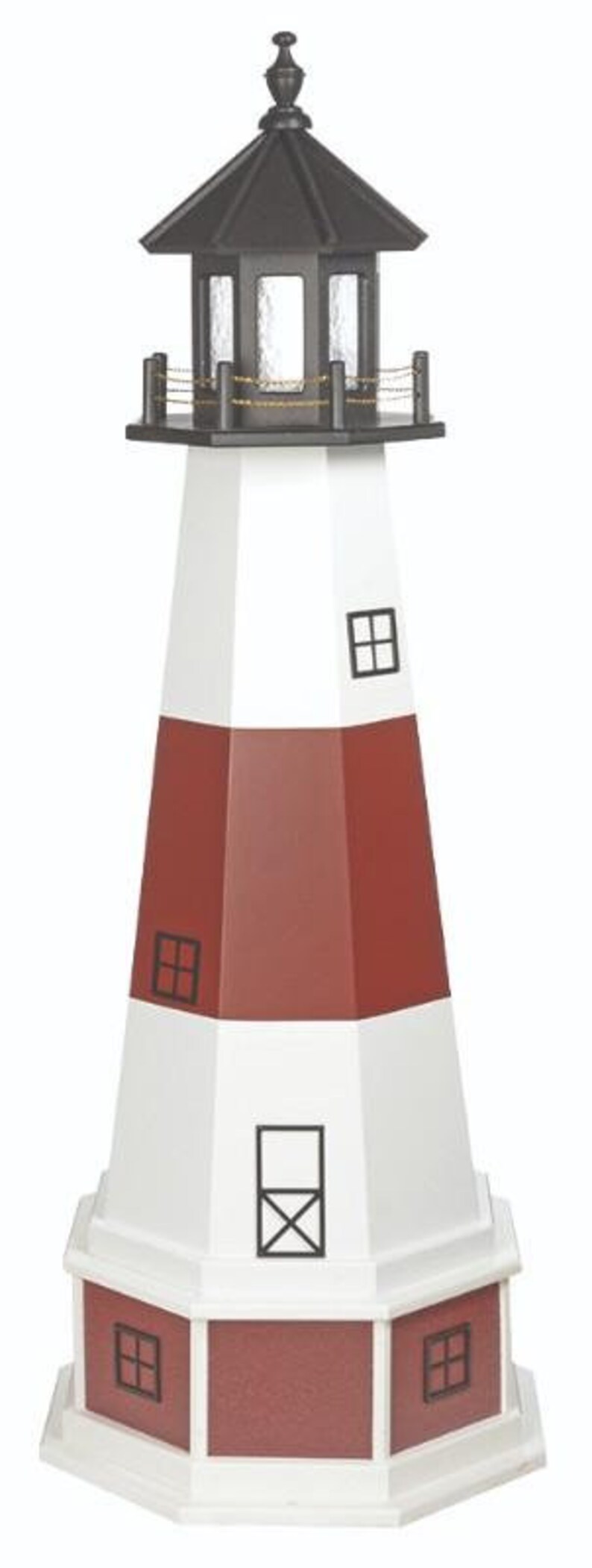 Octagonal Amish-made Wooden Montauk NY Replica Lighthouses - Etsy