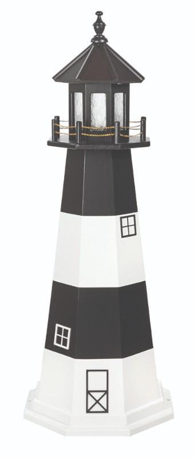 Octagonal Amish-made Wooden Fire Island, NY Replica Lighthouses - Etsy
