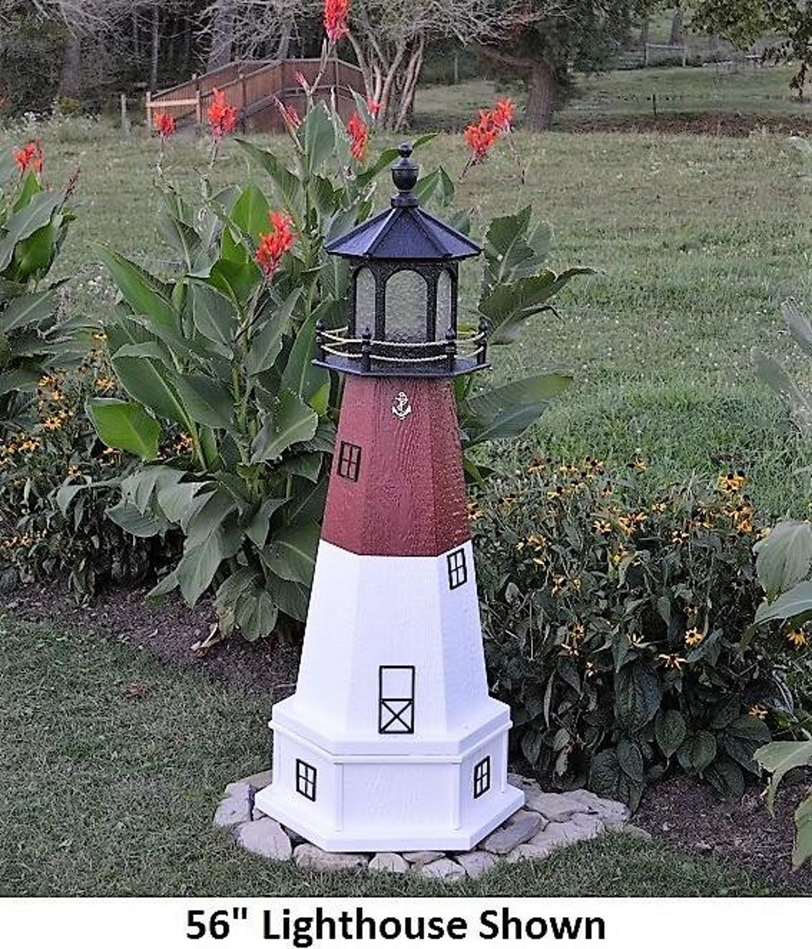 Barnegat, NJ Replica Lighthouse Amish Crafted - Etsy