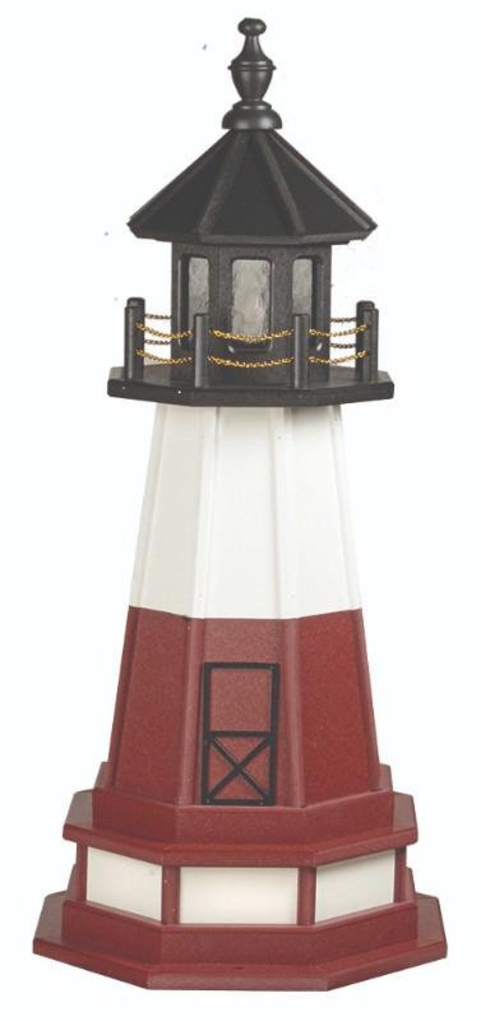 Octagonal Amish-made Wooden Vermillion OH Replica Lighthouses - Etsy