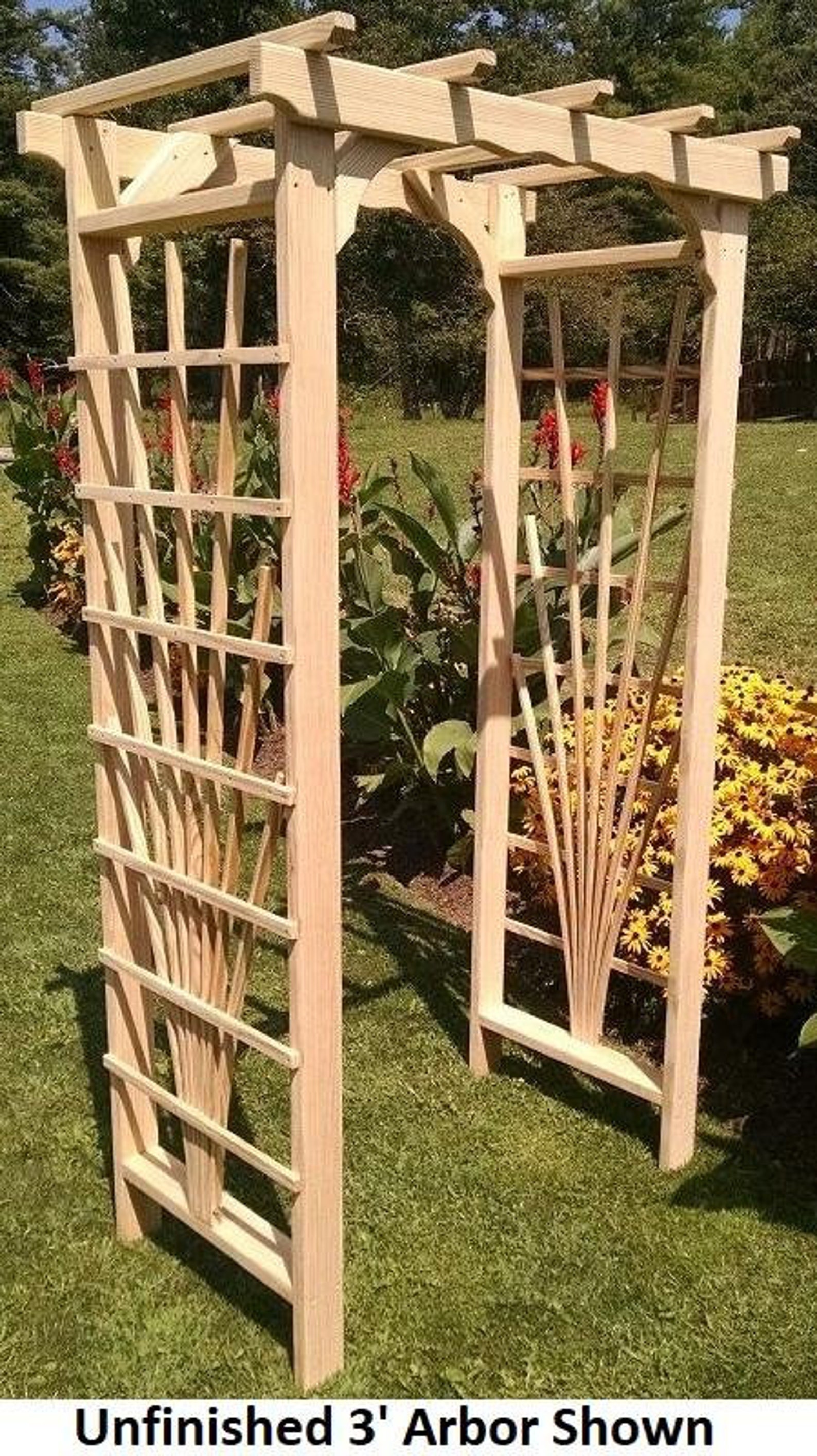Amish-made Small Pine Arbors - Etsy