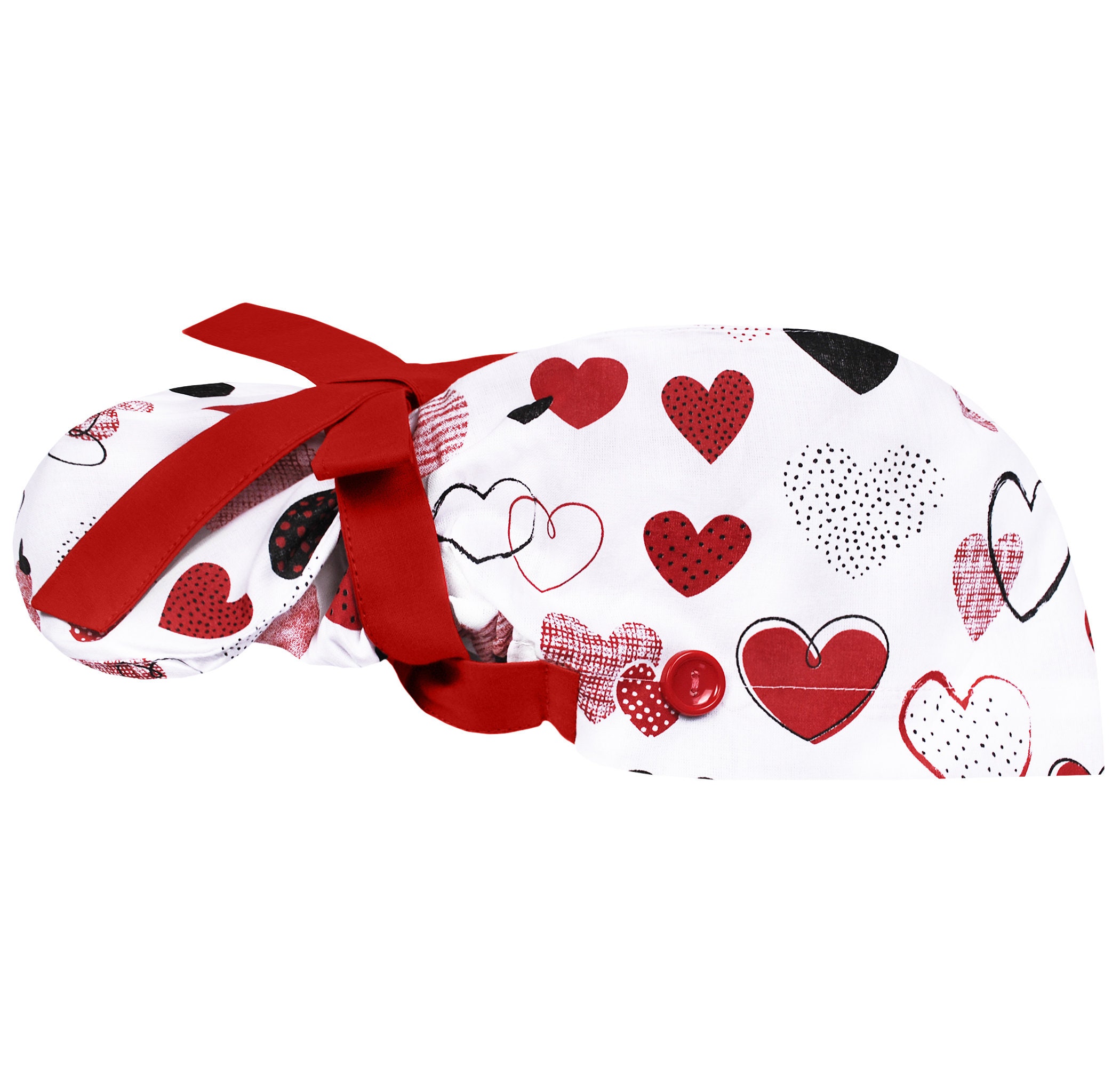 Surgical Caps Love, Ponytail Scrub Hats, Scrub Cap Valentines, Surgery ...