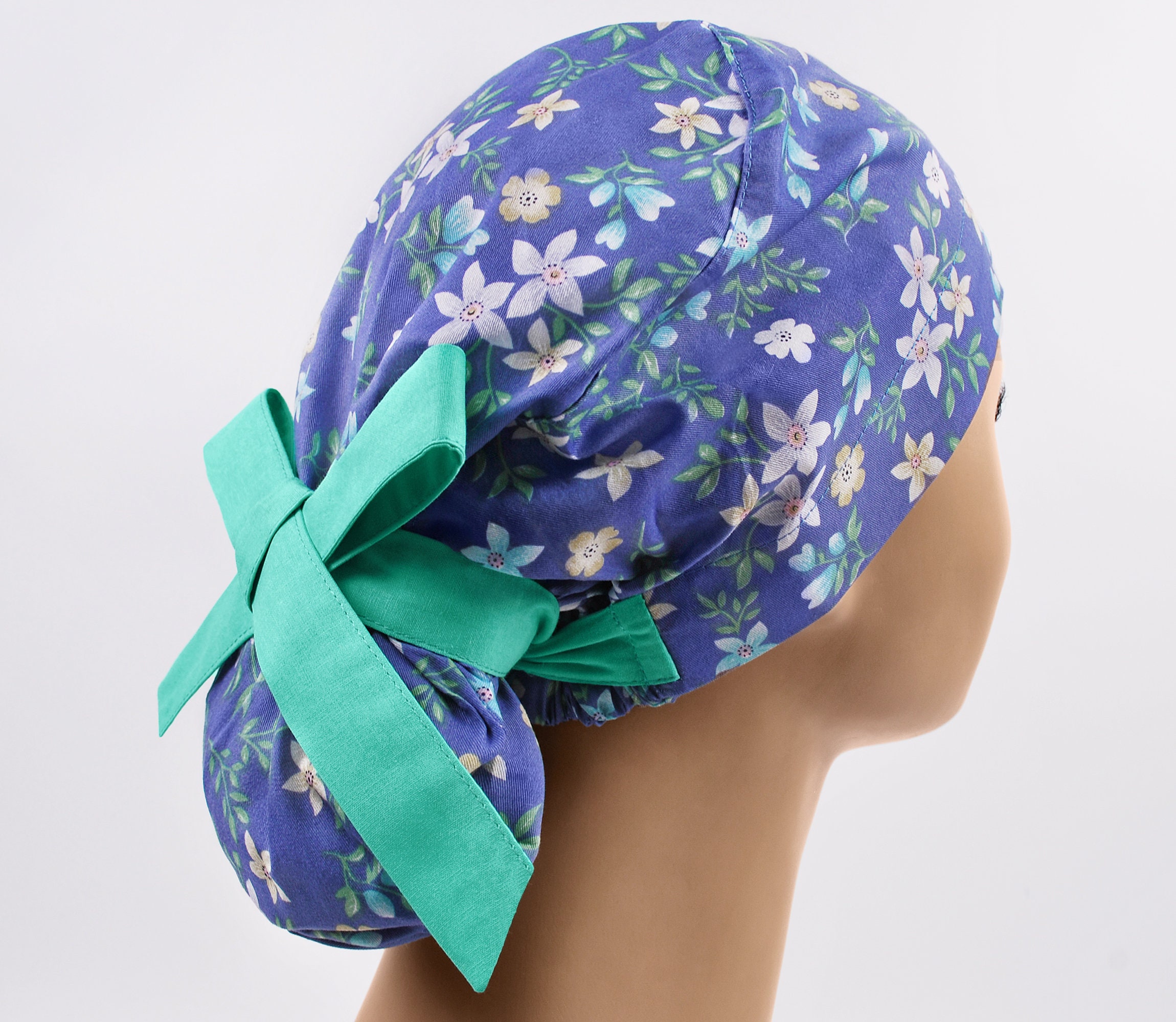 Scrub hats nurse scrub cap surgical scrub hat womens scrub | Etsy