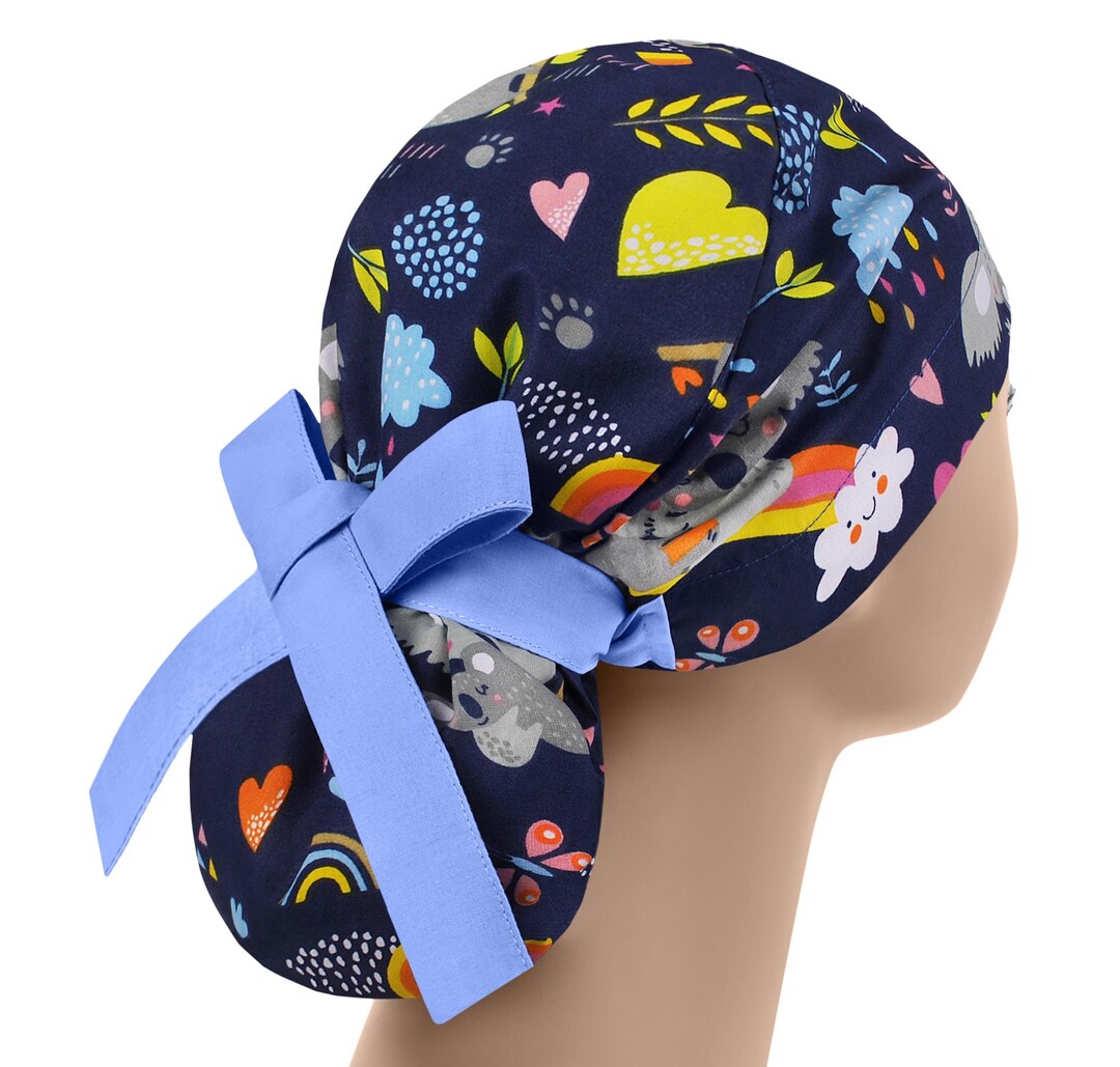 Scrub Caps for Women, Scrub Hat, Ponytail Scrub Hats, Surgical Scrub ...