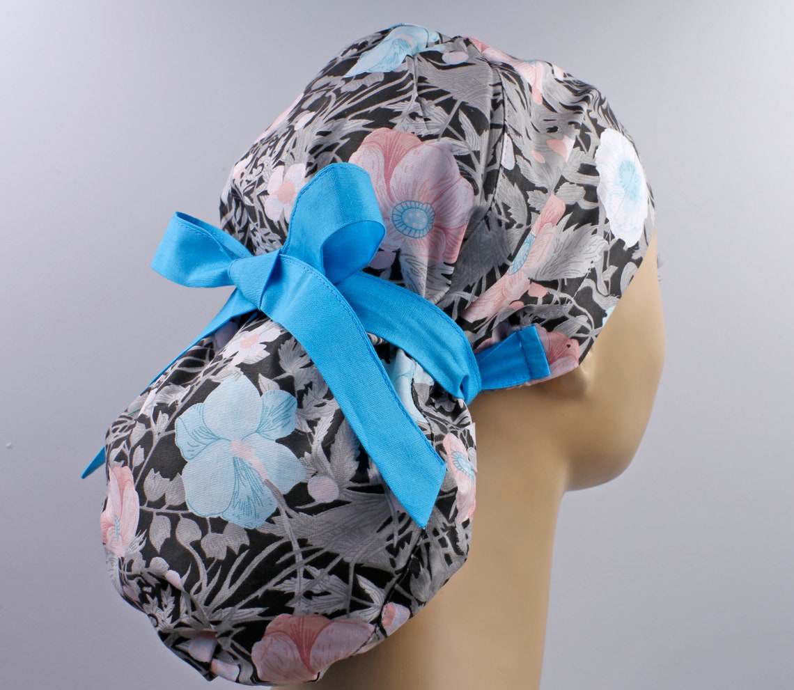 Ponytail Scrub Hats Scrub Cap Surgical Scrub Hat Womens | Etsy