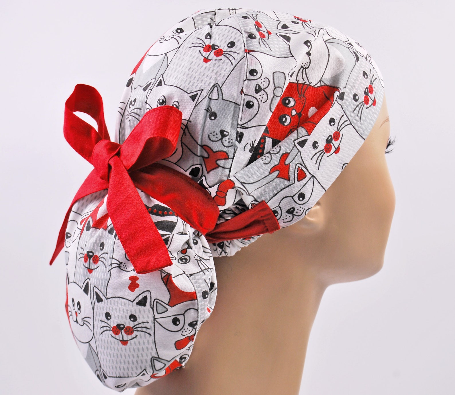Scrub Cap Ponytail Scrub Hats Womens Scrub Caps Surgical - Etsy