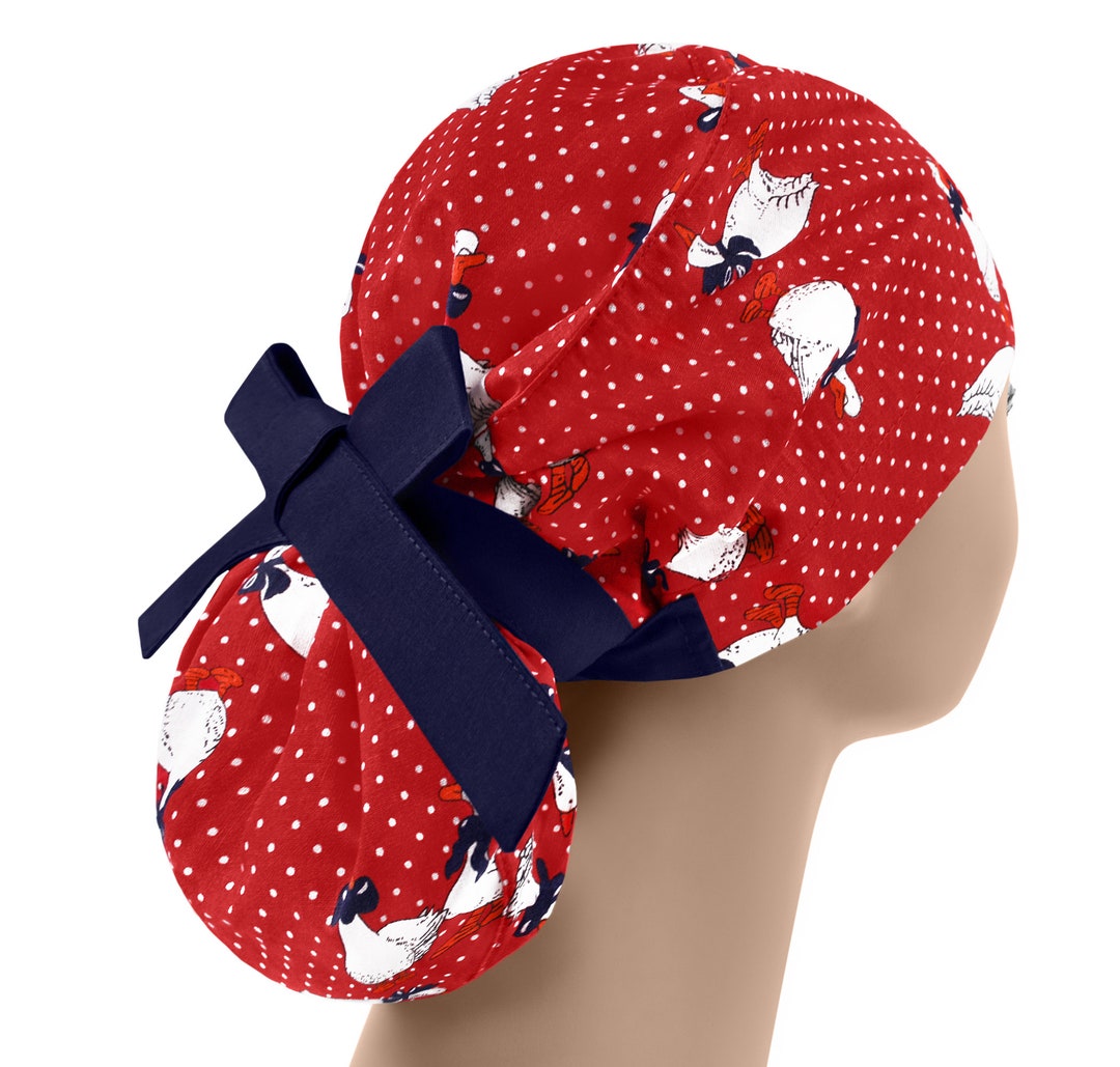 Scrub Cap Goose, Ponytail Nurse Cap, Big Hair Scrub Hats, Scrub Caps ...