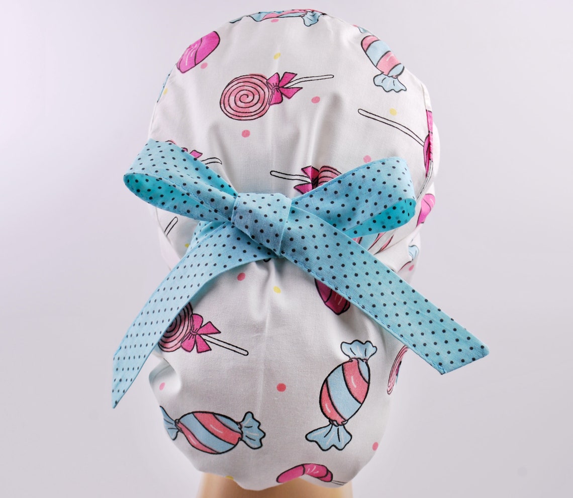 Scrub Cap Ponytail Scrub Hats Womens Scrub Caps Surgical | Etsy