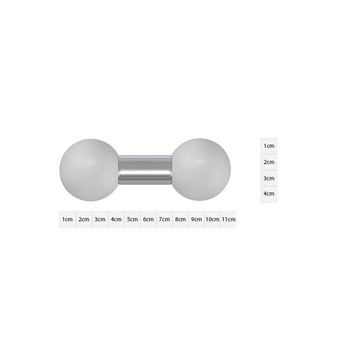Whitemoon Megabell 18mm Gauge, Large Display Barbell, Internally ...