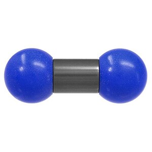 Bluemoon Barbell 10mm Gauge (00g), Internally Threaded 316L Stainless ...