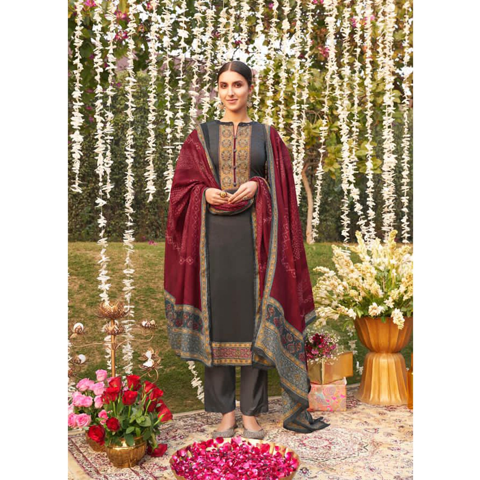 Rajasthani Jaipuri Royal Wedding Style Salwar Kameez With - Etsy