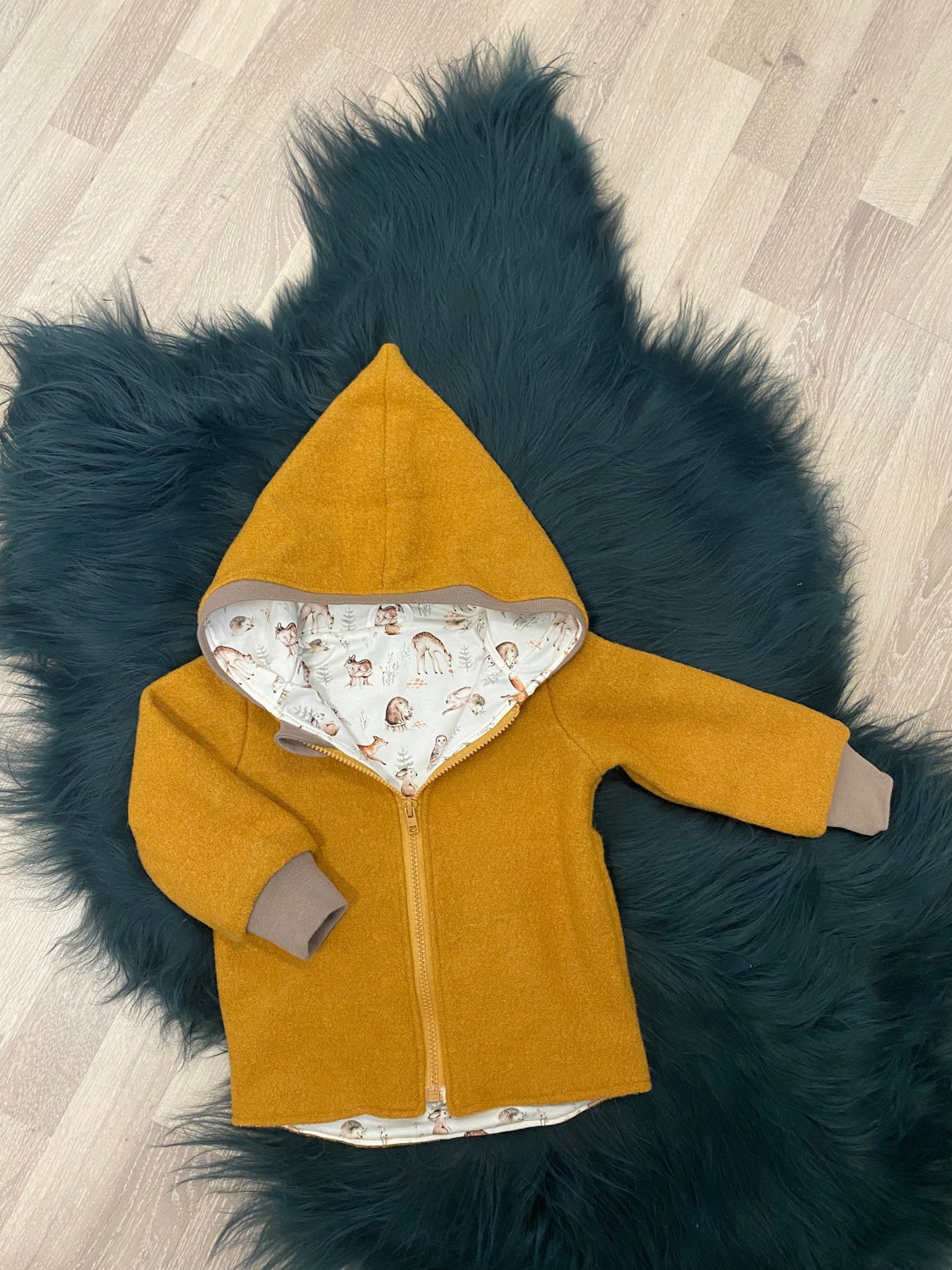 Immediately Available as Shown! Walk Jacket Walk Mustard Yellow Forest ...