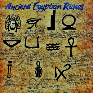 Egyptian Rune Stones | Etsy