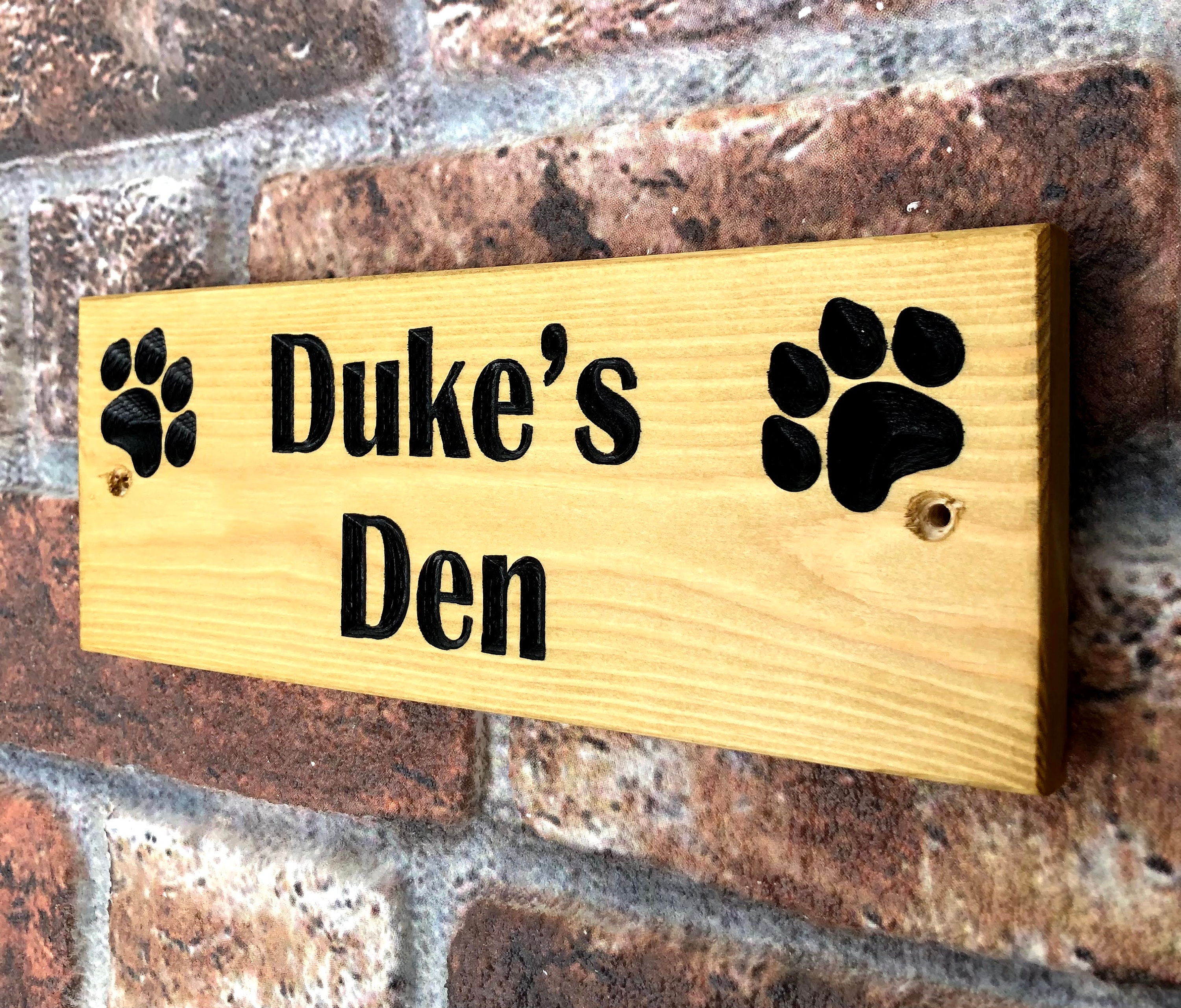 Personalised Dog Sign Pet Name Sign Dog Name Sign Dog Lover | Etsy