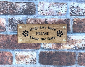 Please Use Gate Sign - Etsy UK
